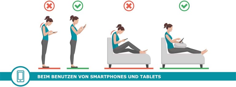 steifer Nacken durch die Smartphone Nutzung - Akupressurmatte ABC